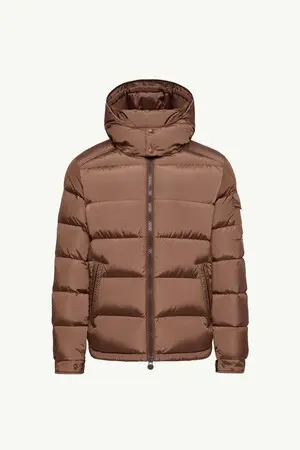 Moncler Maya Matte Short Down Jacket - Brown