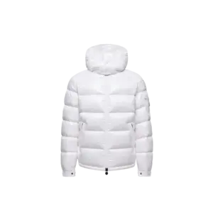 Moncler MONCLER COLLECTION Maya Short Down Jacket With Hood White