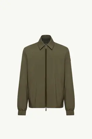 Moncler Caramantran Down Shirt Jacket - Green