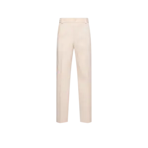 Moncler Tailored Stretch Cotton Pants - White