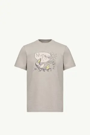 Moncler Monduck Cotton T-shirt - Grey