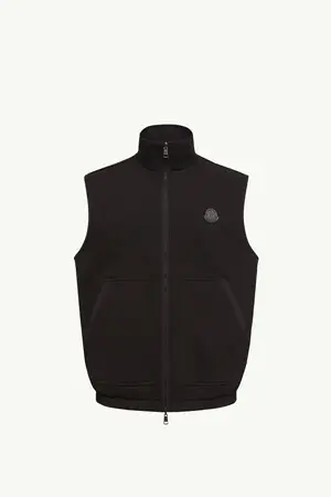 Moncler Reversible Zip-up Vest - Black