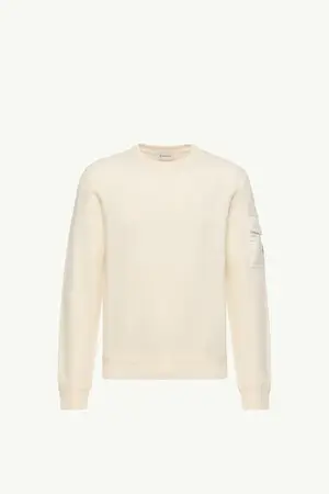 Moncler Wool Sweater - White