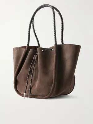 Proenza Schouler Ruched Suede Tote - Gray