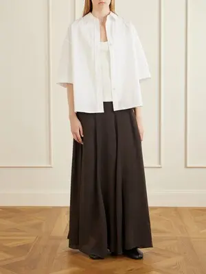 Studio Nicholson Tocoa Cotton Poplin Shirt - White