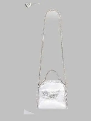 Stella McCartney Falabella Micro Bag - Silver