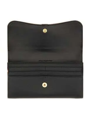 Stella McCartney Ryder Flap Wallet - Black