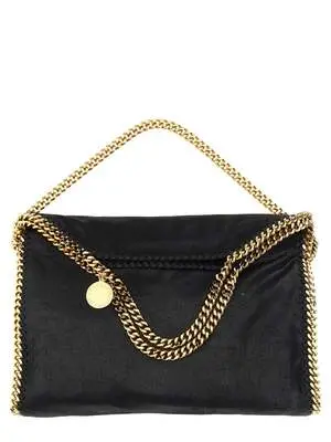 Stella McCartney Falabella Fold Over Tote Bag - Black