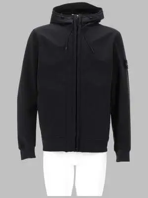Stone Island Giacca Biker Con Cappuccio E Zip