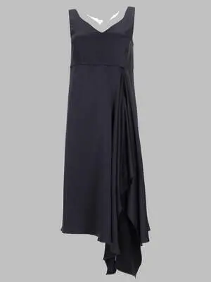 P.a.r.o.s.h Drape Detail Dress - Blue