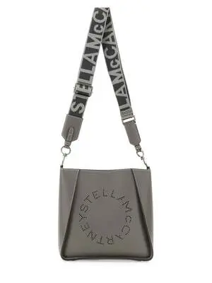 Stella McCartney Logo Shoulder Bag - Gray
