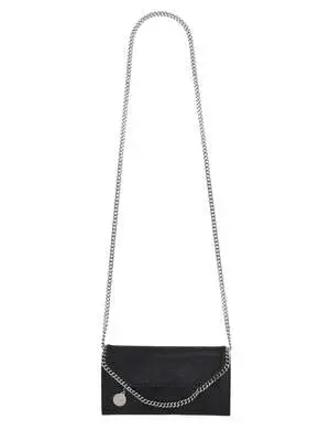 Stella McCartney Falabella Chain Wallet - Black