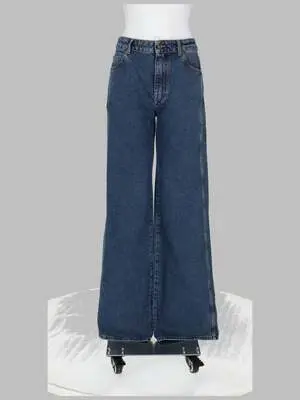 Balmain Straight Leg Jeans - Blue