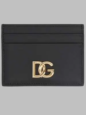 Dolce & Gabbana Card Holder In Leather - Black