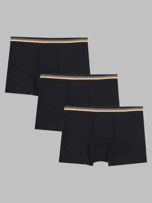 Paul Smith 3-pack Boxer In Cotone - Black