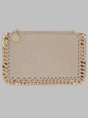 Stella McCartney Falabella Card Holder - Cream