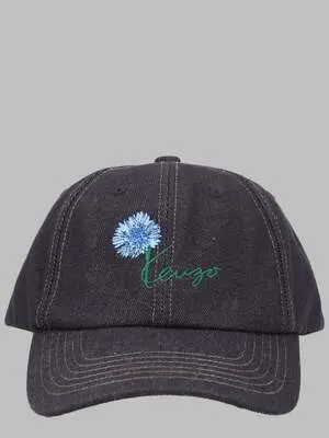 Kenzo Embroidered Logo Baseball Cap - Blue