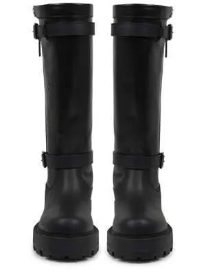 Dior D-major Calf Leather Boots