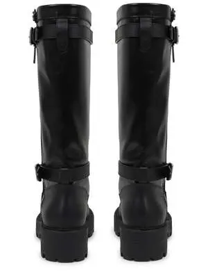Dior D-major Calf Leather Boots