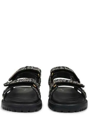 Dior Cannage Tweed Sandal