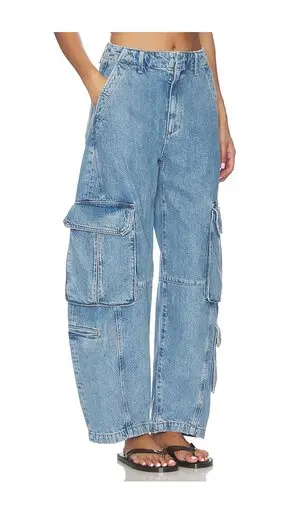 AGOLDE Ambika Utility Jean In Blue