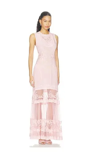 Ulla Johnson Sleeveless Silk Maxi Dress