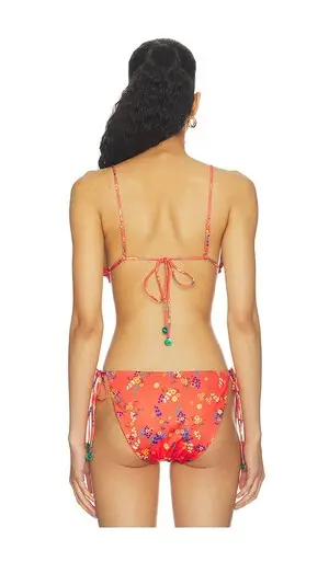 SIEDRES Gia Bikini Top In Orange