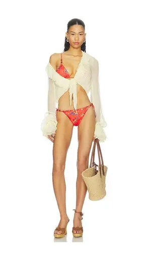 SIEDRES Vicky Bikini Bottom In Orange