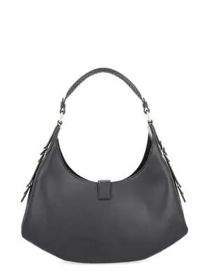 GANNI Kat Small Shoulder Bag With Gold Tone Clasp - Black