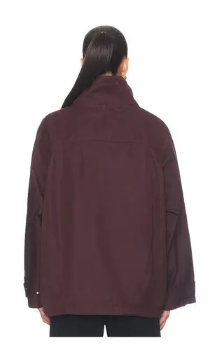 AGOLDE Coulson Jacket In Burgundy