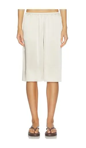 SEROYA Brice Shorts In Cream - Almond