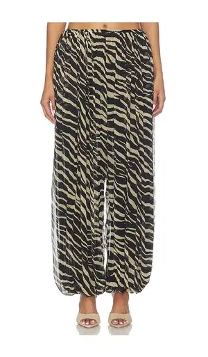 Ronny Kobo Renier Pants In Black & White - Zebra