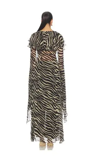 Ronny Kobo Kyle Maxi Top In Black & White