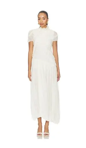 Magda Butrym Sheer Asymmetrical Dress