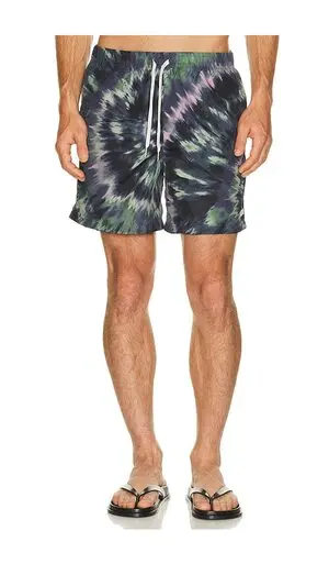 BATHER Fig Swirl Swim Trunk - Purple