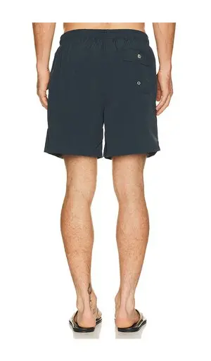 BATHER Solid Swim Trunk In Blue