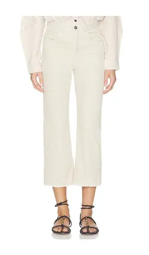 Isabel Marant Étoile Ruthie Pant In Cream - Ecru