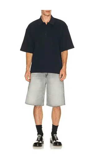 WON HUNDRED Topper Polo In Blue
