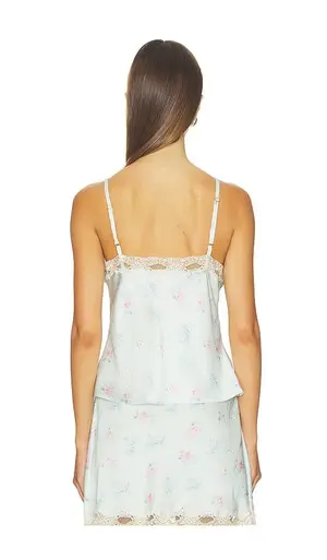 LoveShackFancy Lamora Top In Baby Blue