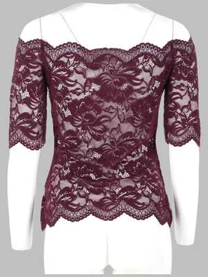 Rabanne Off-the-shoulder Lace Top