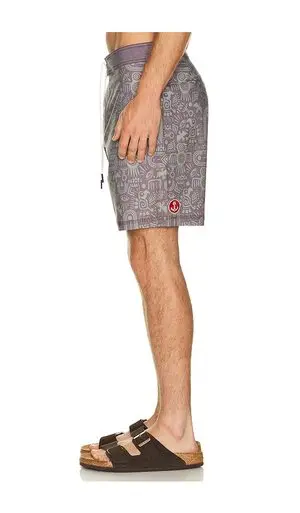IRON & RESIN Aztec Print Boardshorts