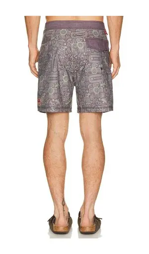 IRON & RESIN Aztec Print Boardshorts