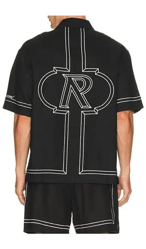 REPRESENT Border Shirt In Black