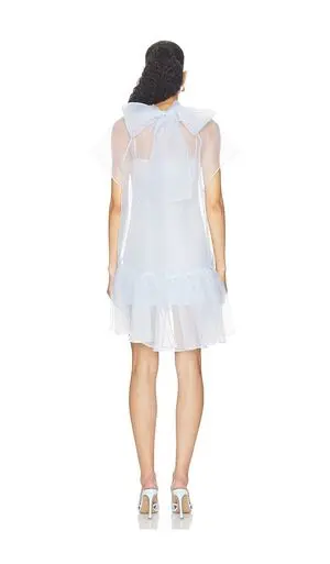 Simkhai Beaux Tiered Mini Dress - Periwinkle Sky
