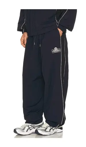 Guess Crinkle Nylon Jogger In Navy