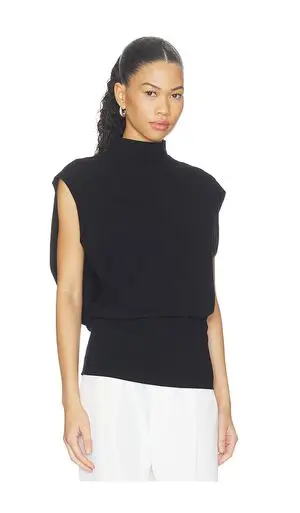 Simkhai Juli Draped Cape Top