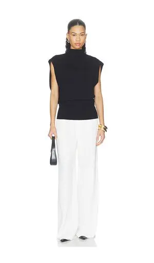 Simkhai Juli Draped Cape Top