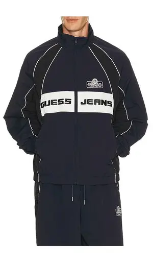 Guess Crinkle Nylon Track Jacket