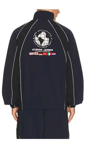 Guess Crinkle Nylon Track Jacket