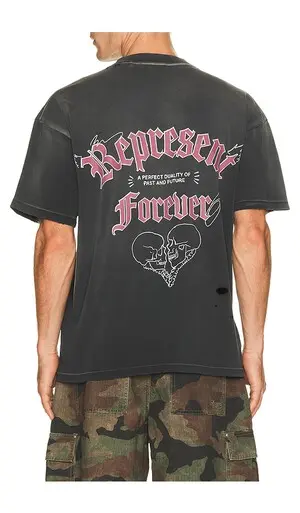 REPRESENT Duality Tee In Black